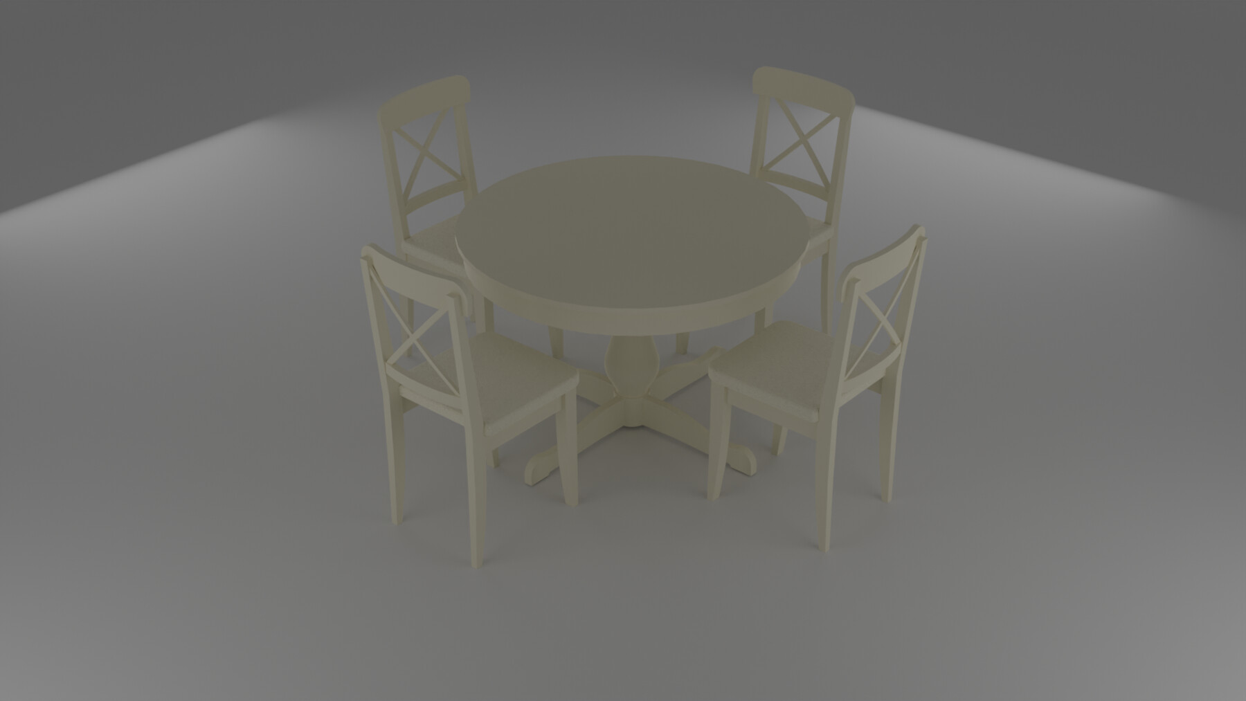 ArtStation - Dinning table and Chair v2 | Game Assets
