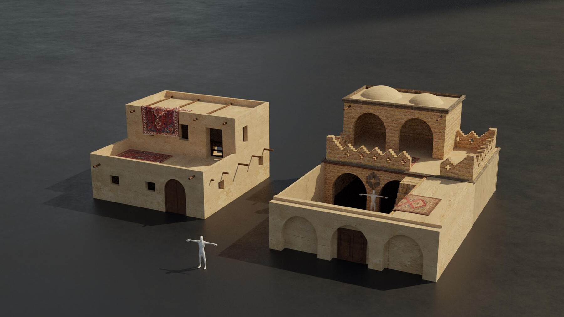 ArtStation - middle east Baghdad kitbash | Resources