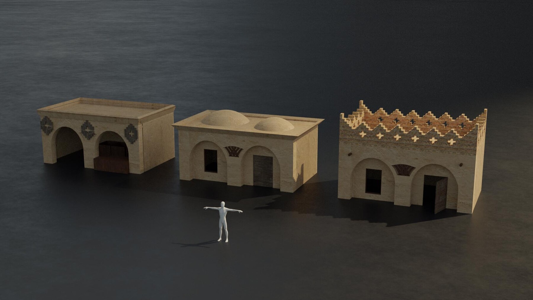 ArtStation - middle east Baghdad kitbash | Resources