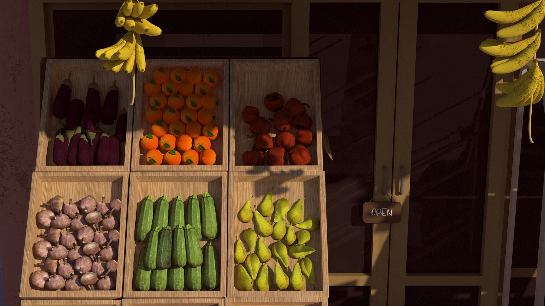 ArtStation - Fruit and vegetable shop | Game Assets