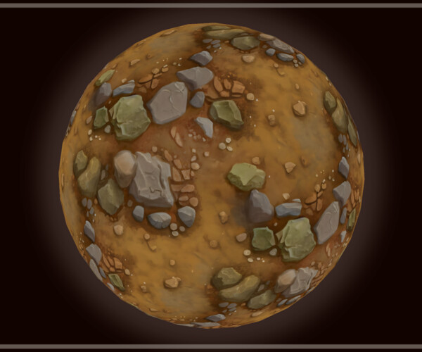 ArtStation - Ground: Earth and Rocks -- 20 TEXTURES -- (Hand-painted ...