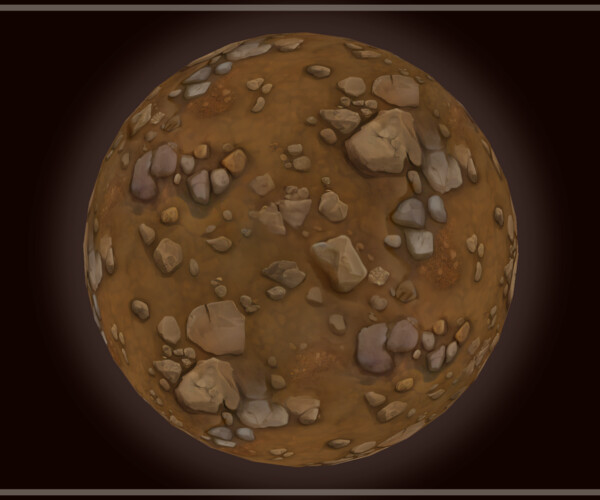 ArtStation - Ground: Earth and Rocks -- 20 TEXTURES -- (Hand-painted ...