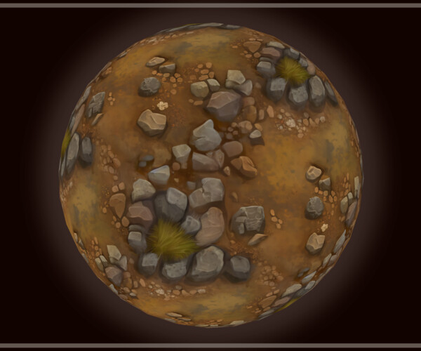 ArtStation - Ground: Earth and Rocks -- 20 TEXTURES -- (Hand-painted ...