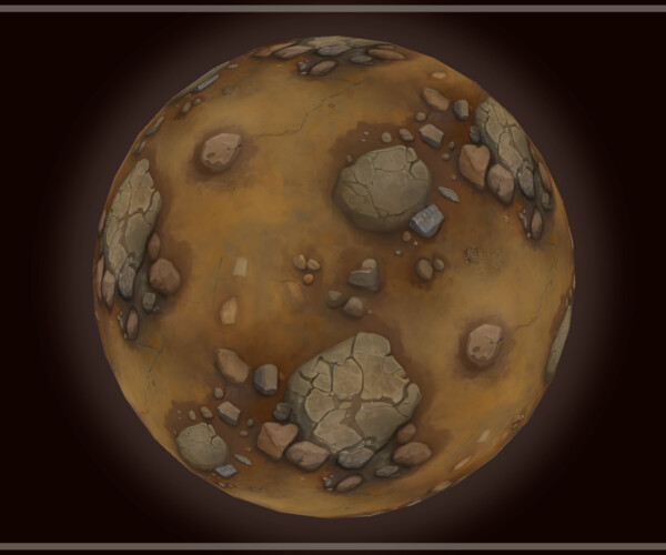 ArtStation - Ground: Earth and Rocks -- 20 TEXTURES -- (Hand-painted ...