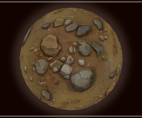 ArtStation - Ground: Earth and Rocks -- 20 TEXTURES -- (Hand-painted ...