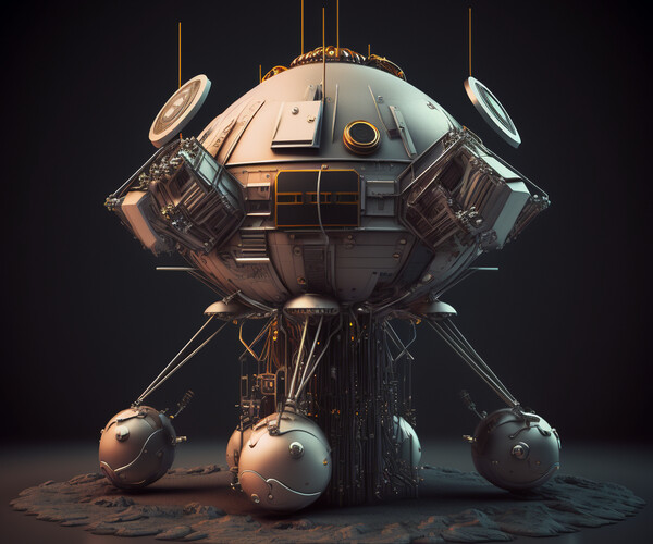 ArtStation - REF PRO - Spaceship - Planetary Lander - 40 Image ...