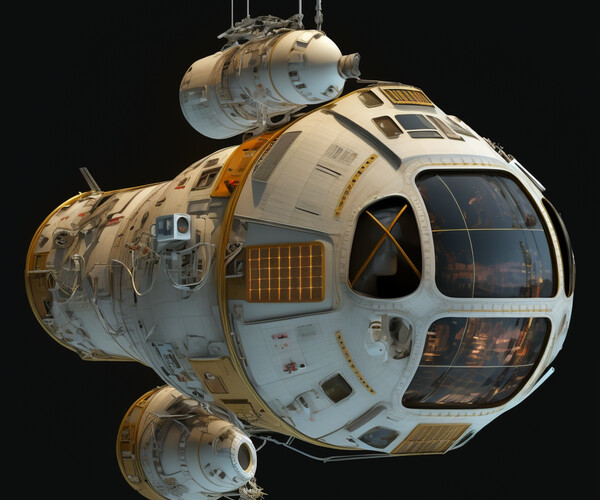 ArtStation - REF PRO - Spaceship - Crewed Spacecraft - 40 Image ...
