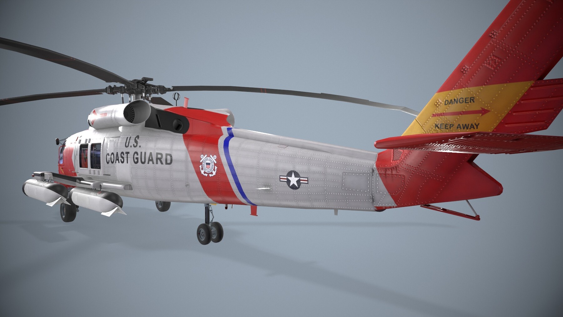 ArtStation - Sikorsky MH-60J "Jay Hawk" U.S. Coast Guard | Game Assets