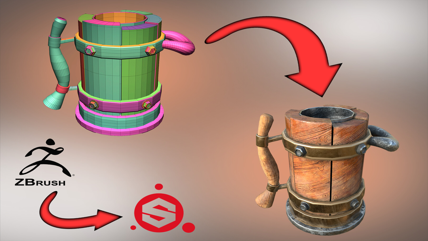 ArtStation - Medieval Mug Prop | Resources