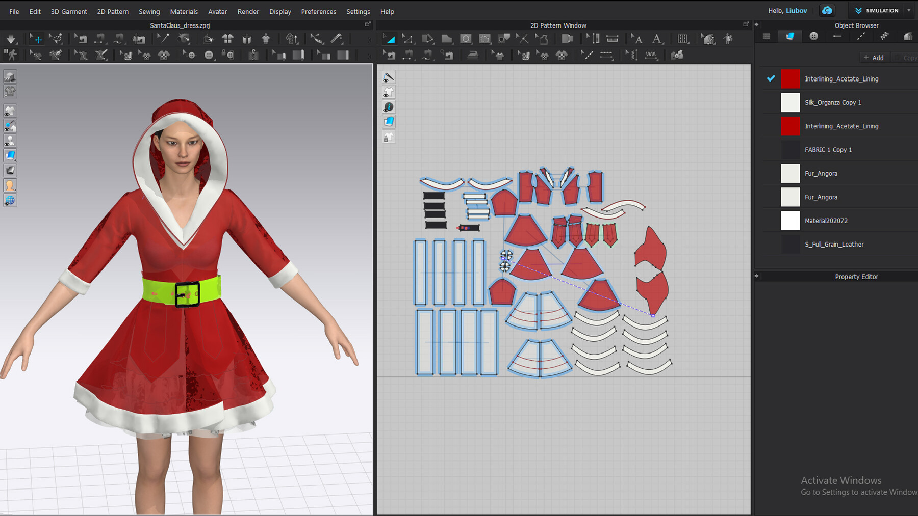 ArtStation - Christmas Dress | Game Assets