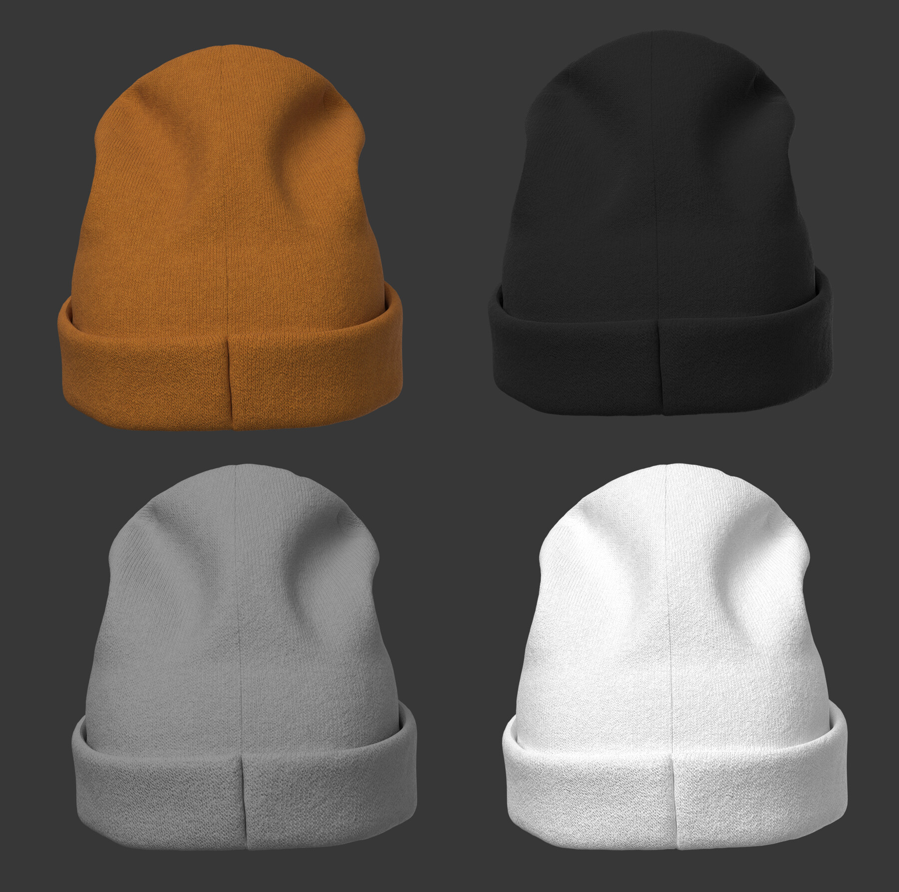 ArtStation - Unisex winter hat (MD/ Clo3d zprj project + fbx + obj ...