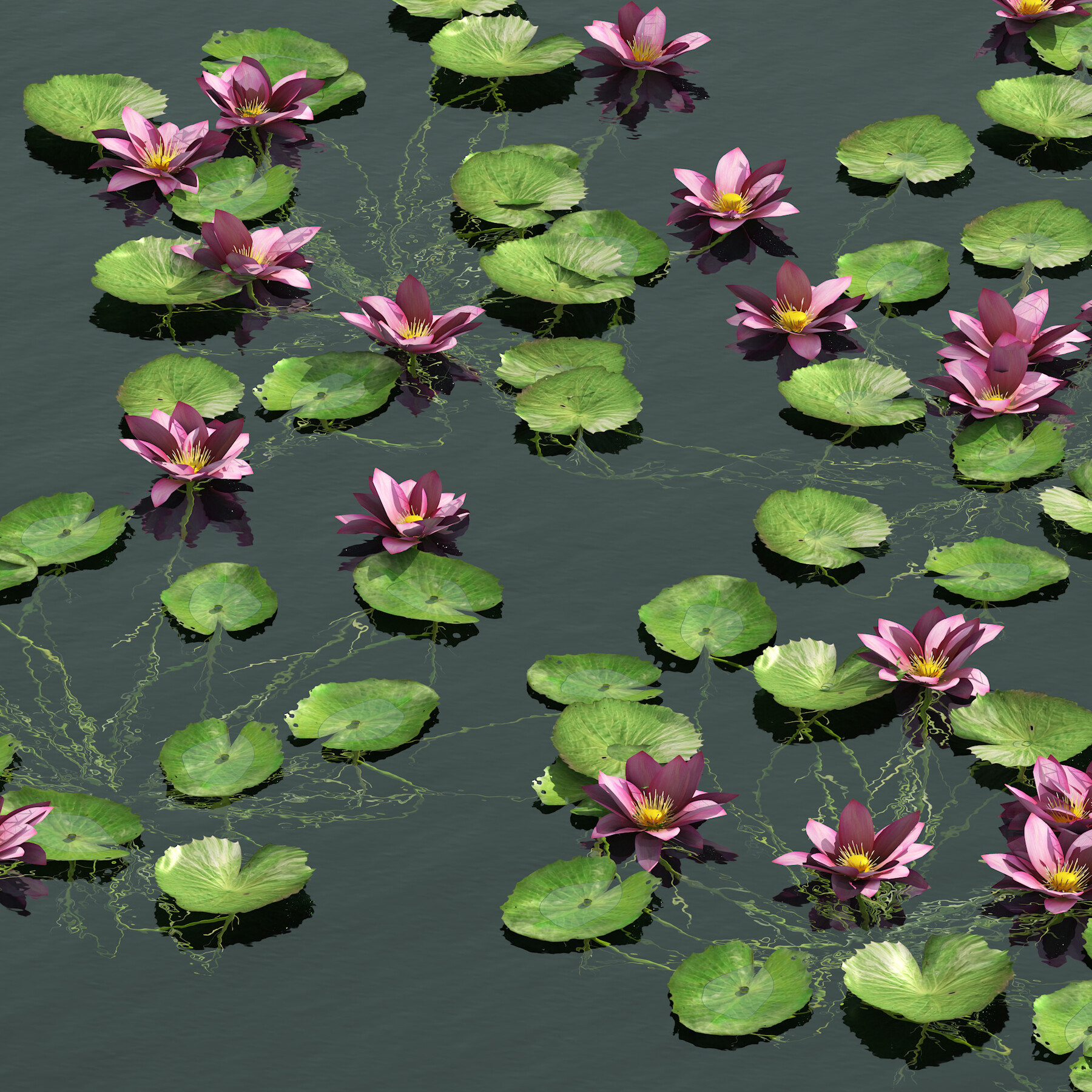 ArtStation - aquatic lotus flower | Game Assets