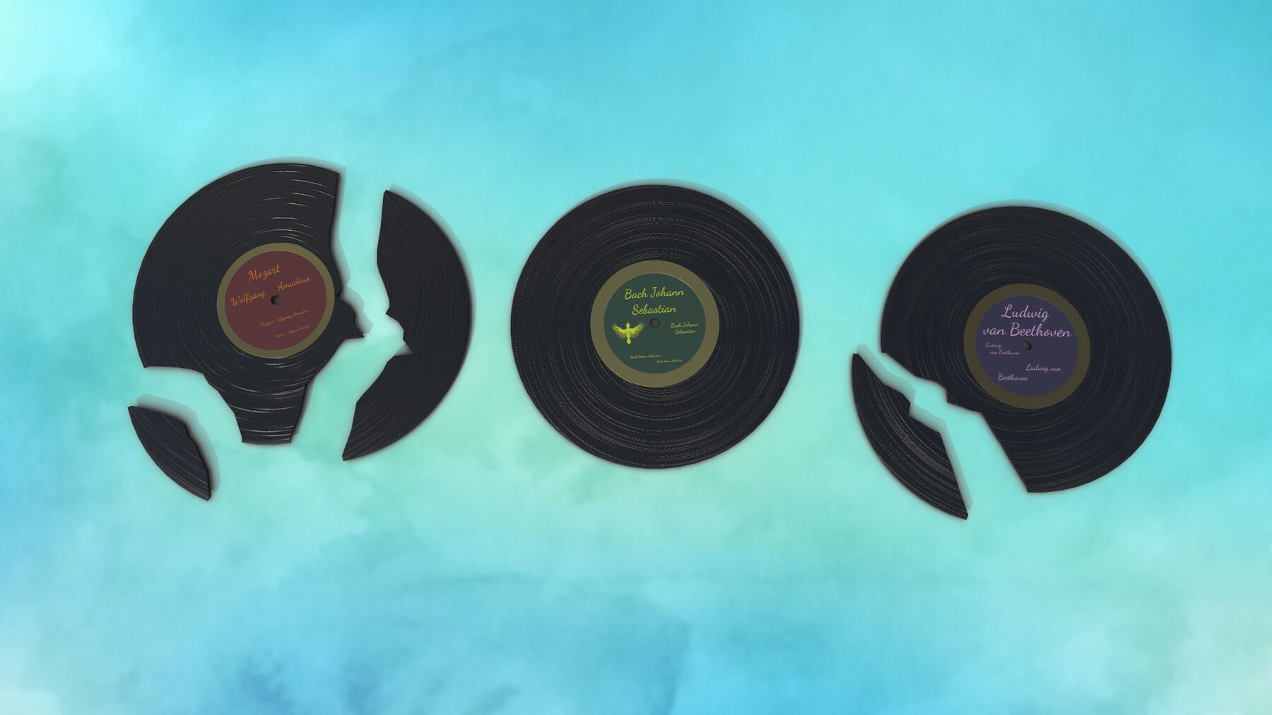 ArtStation - Vinyl Record PBR low-poly game ready Low-poly 3D model ...