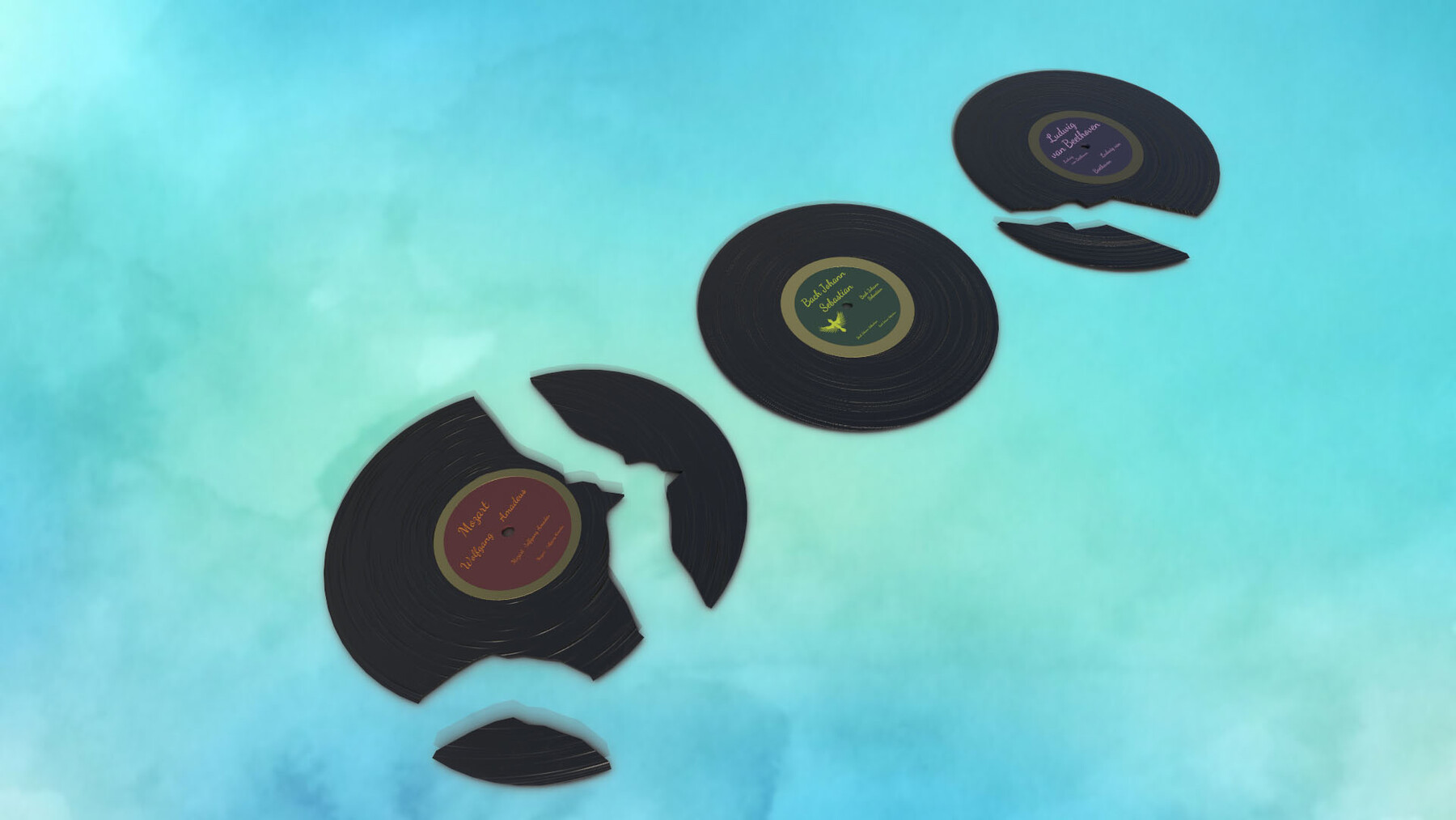 ArtStation - Vinyl Record PBR low-poly game ready Low-poly 3D model ...