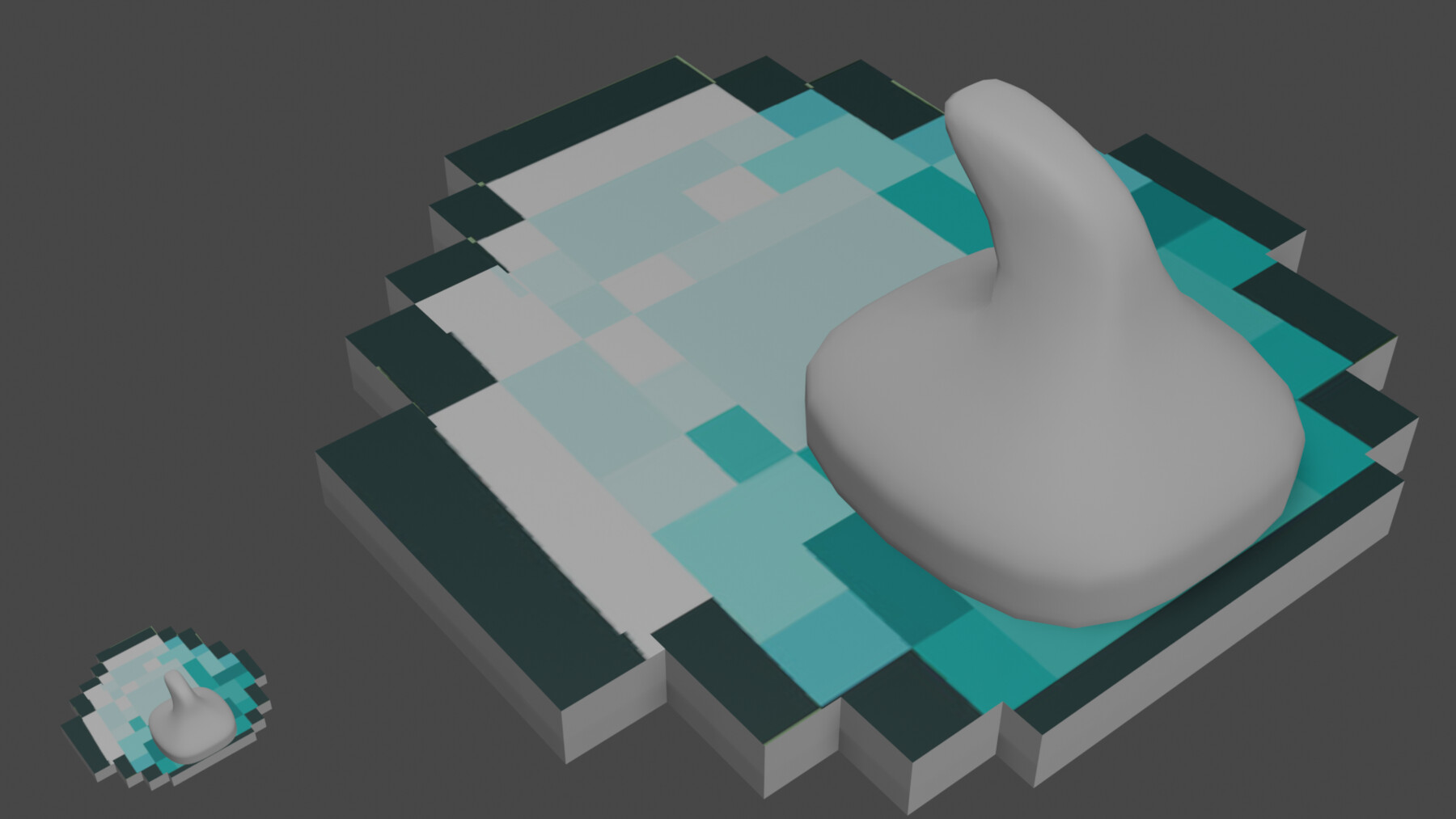 ArtStation - Diamond Towel holder minecraft | Game Assets