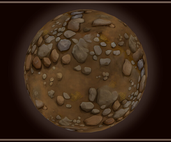 ArtStation - Ground: Earth and Rocks -- 20 TEXTURES -- (Hand-painted ...