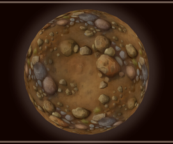 ArtStation - Ground: Earth and Rocks -- 20 TEXTURES -- (Hand-painted ...