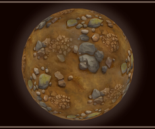 ArtStation - Ground: Earth and Rocks -- 20 TEXTURES -- (Hand-painted ...
