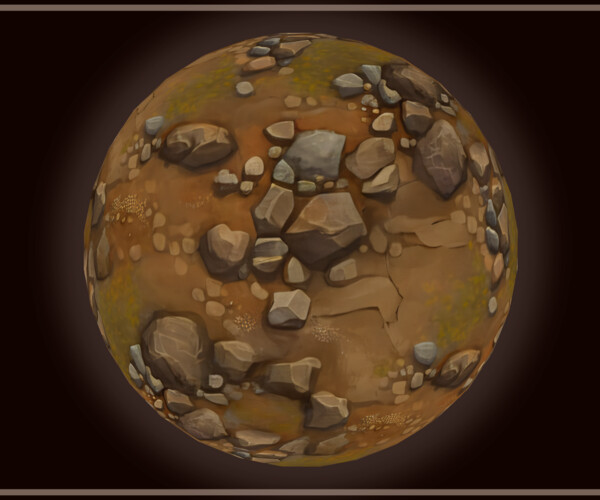 ArtStation - Ground: Earth and Rocks -- 20 TEXTURES -- (Hand-painted ...