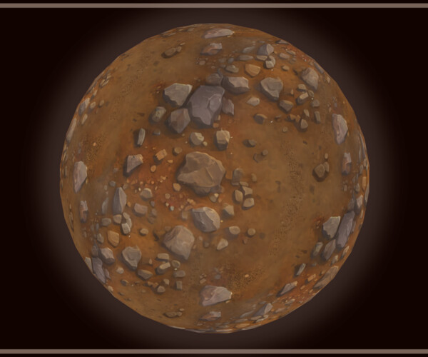 ArtStation - Ground: Earth and Rocks -- 20 TEXTURES -- (Hand-painted ...