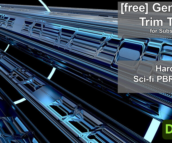 ArtStation - Trim Sheet generator hard-surface texture. For Substance Painter | Resources