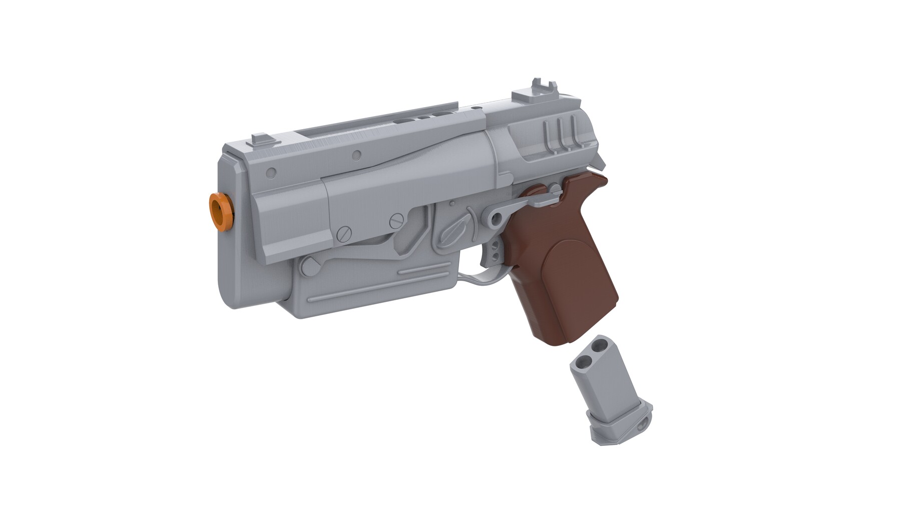 ArtStation - 10mm Pistol - Fallout 4 - Printable 3d model - STL files ...