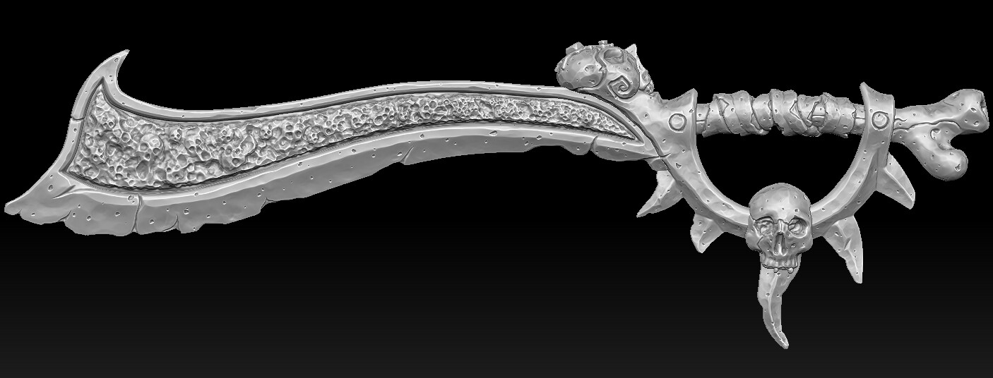 ArtStation - Undead weapons collection 3d print | Resources