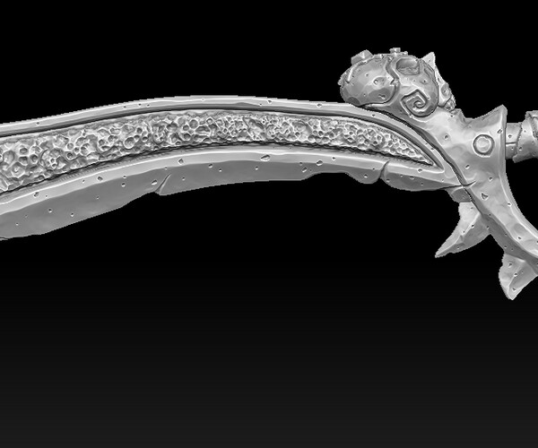 ArtStation - Undead weapons collection 3d print | Resources