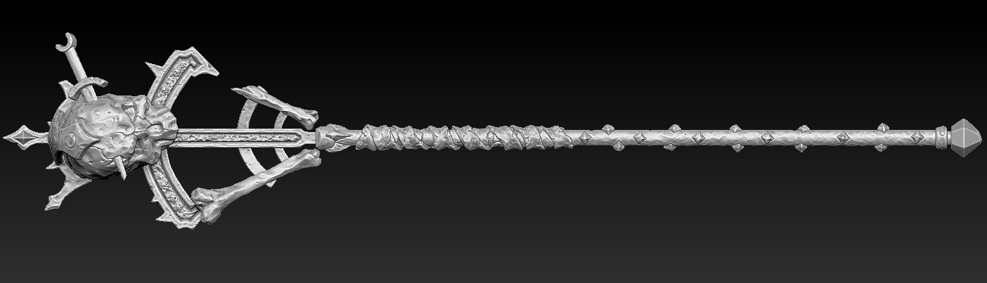 ArtStation - Undead weapons collection 3d print | Resources