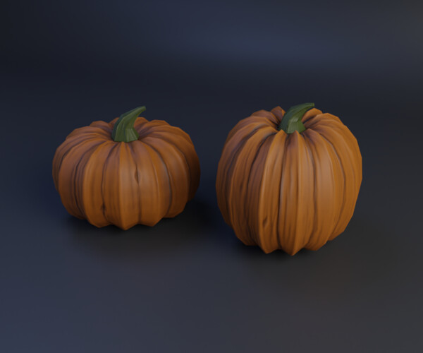 ArtStation - Stylized Halloween Pumpkin | Game Assets