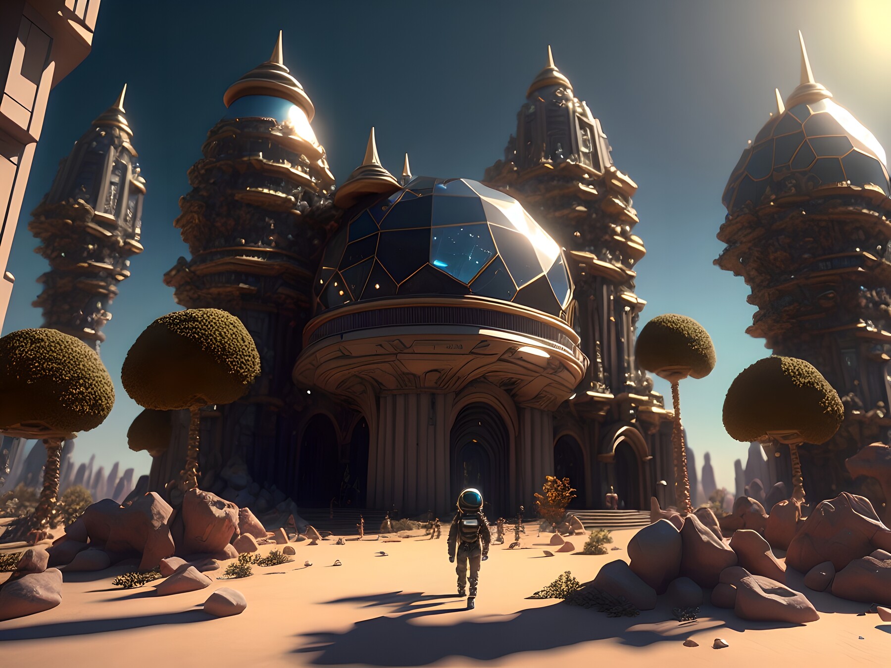 ArtStation - 90 Alien city scenes wallpapers part 1 | Artworks