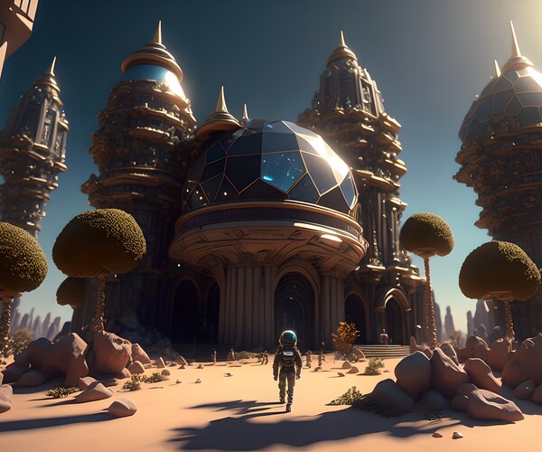 ArtStation - 90 Alien city scenes wallpapers part 1 | Artworks