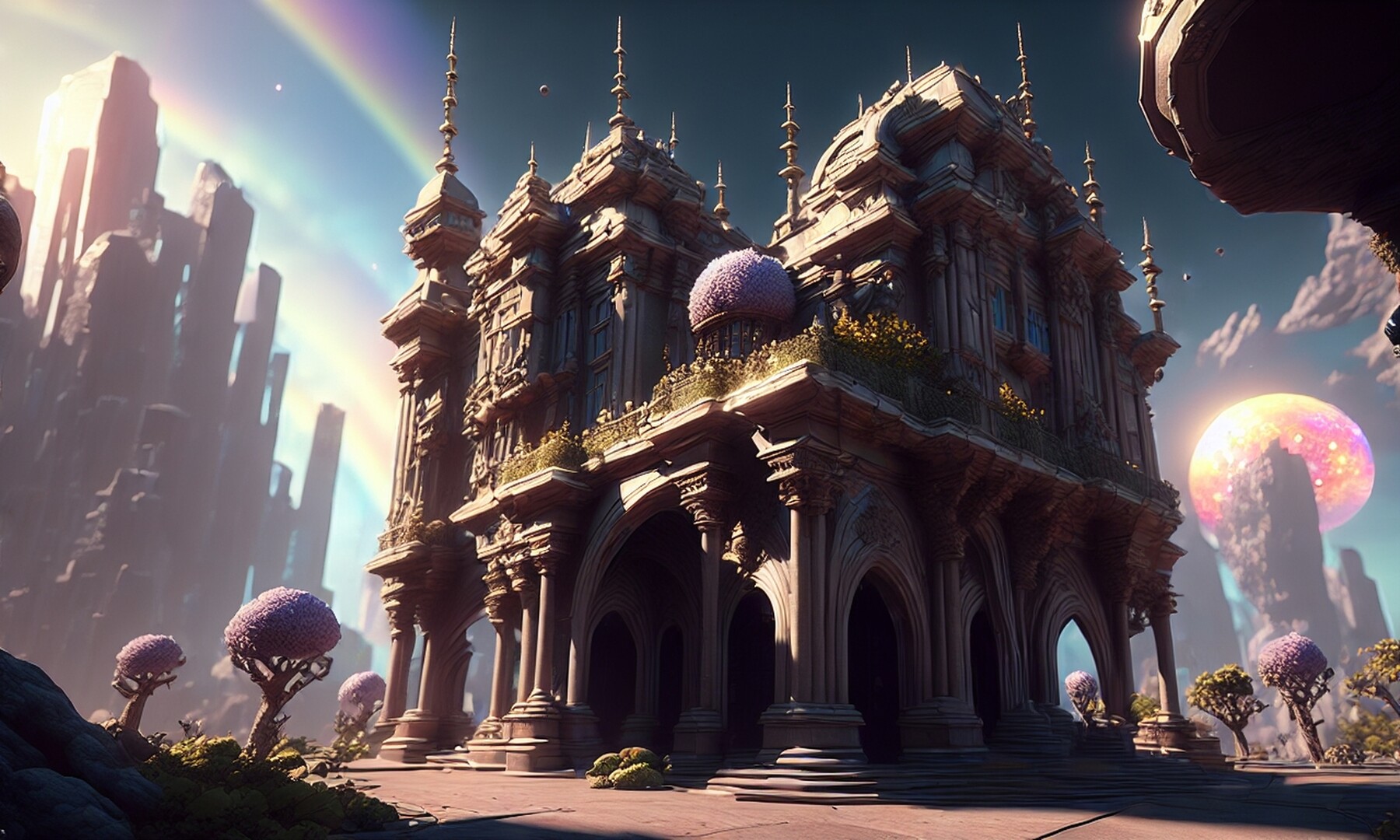 ArtStation - 90 Alien city scenes wallpapers part 1 | Artworks