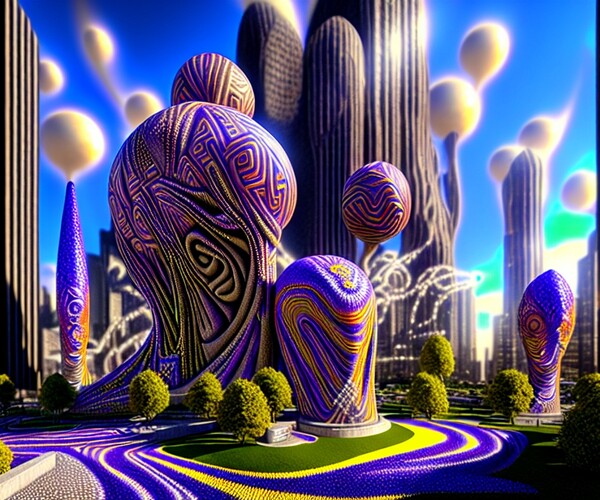 ArtStation - 90 Alien city scenes wallpapers part 2 | Artworks