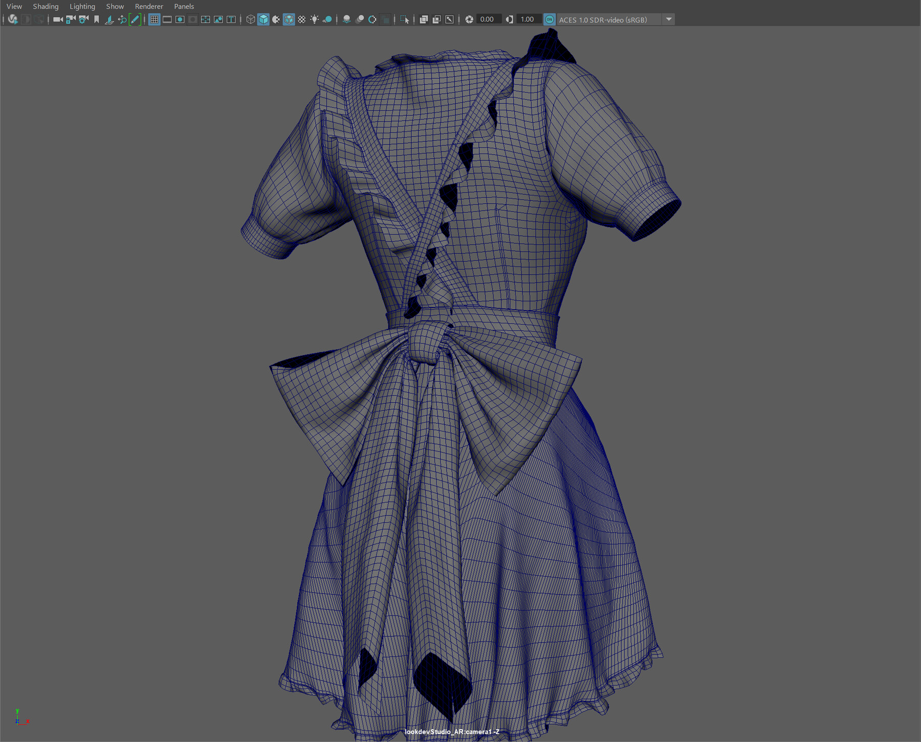 ArtStation - ClothCG: Maid Outfit 002a Marvelous+ZB+PBR 8K 3DAssets | Resources