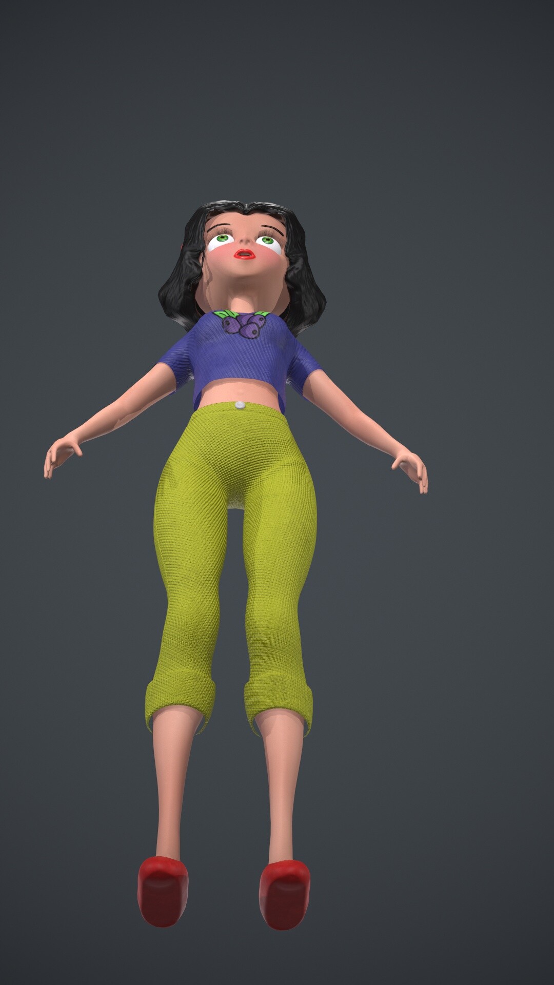 ArtStation - Cute Girl 3d Model | 3d Model |Game assets for game | girl ...