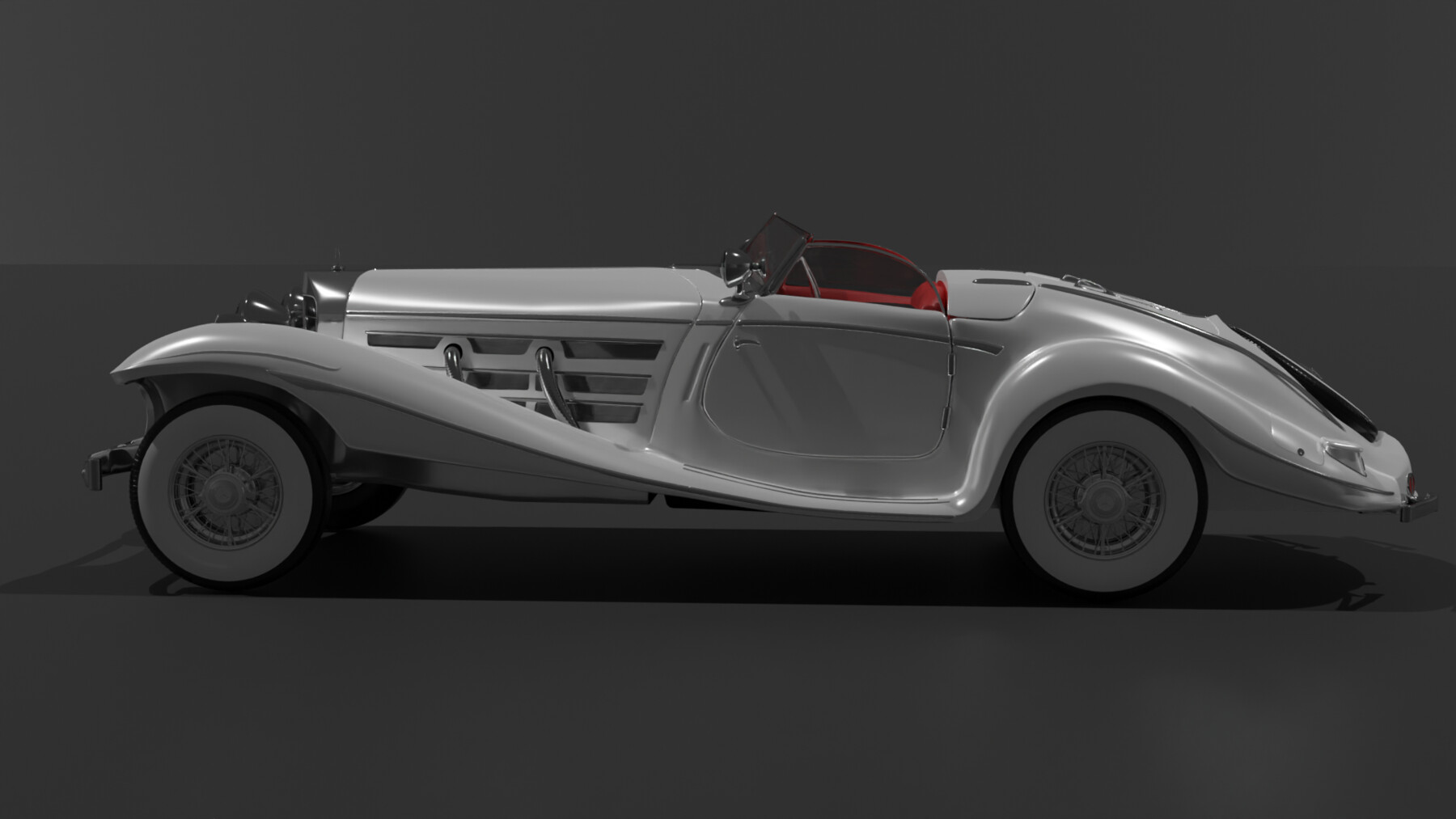 ArtStation - Vintage 1937 Mercedes Benz 540k | Game Assets