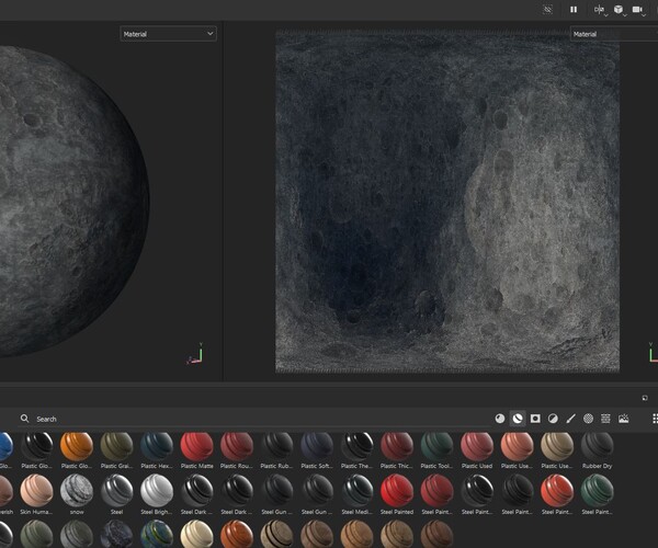 ArtStation - Moon - Substance Smart Material / 8K (Free Sample) | Resources