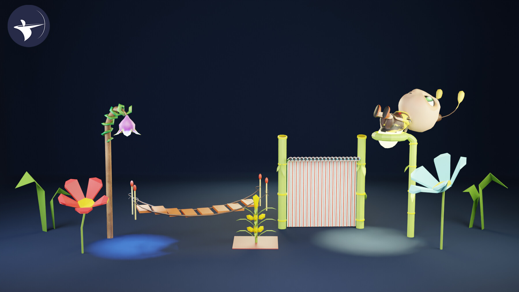 ArtStation - Bugs City Cartoon Town Stylized Environment with 15 Rigged ...