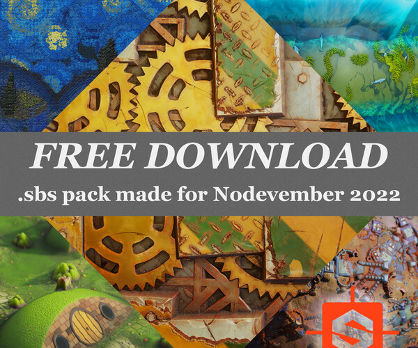 ArtStation - FREE .sbs pack for NODEVEMBER 2022 | Resources