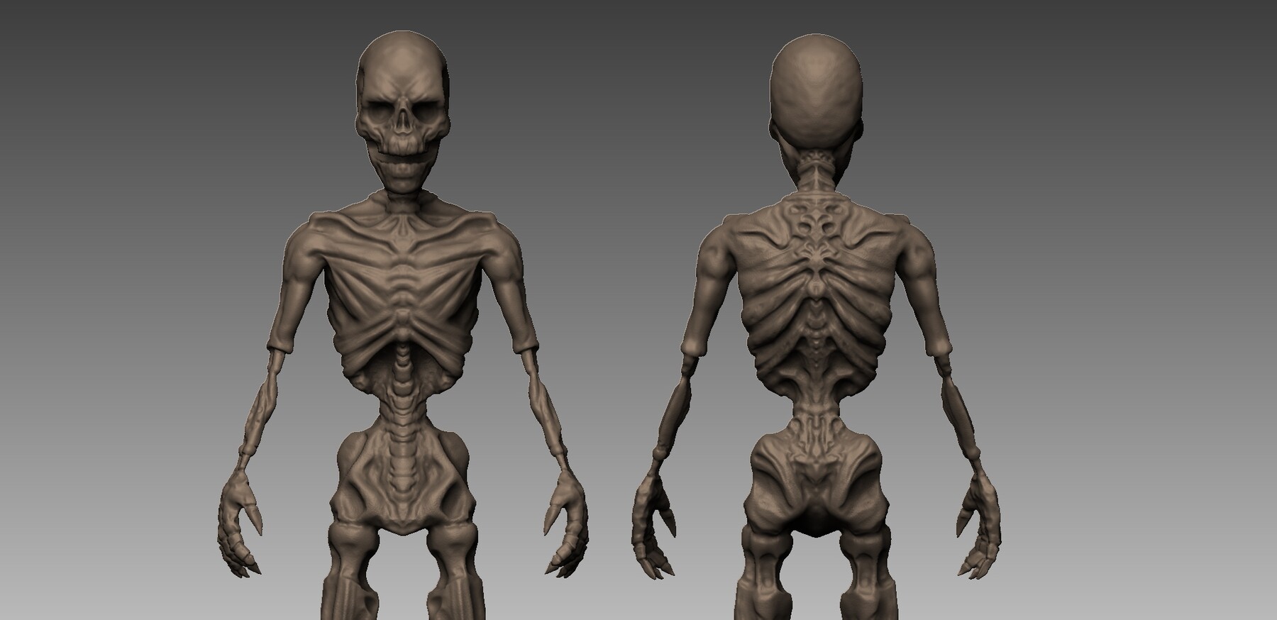 ArtStation - HighPoly Undead Skeleton Character | Game Assets