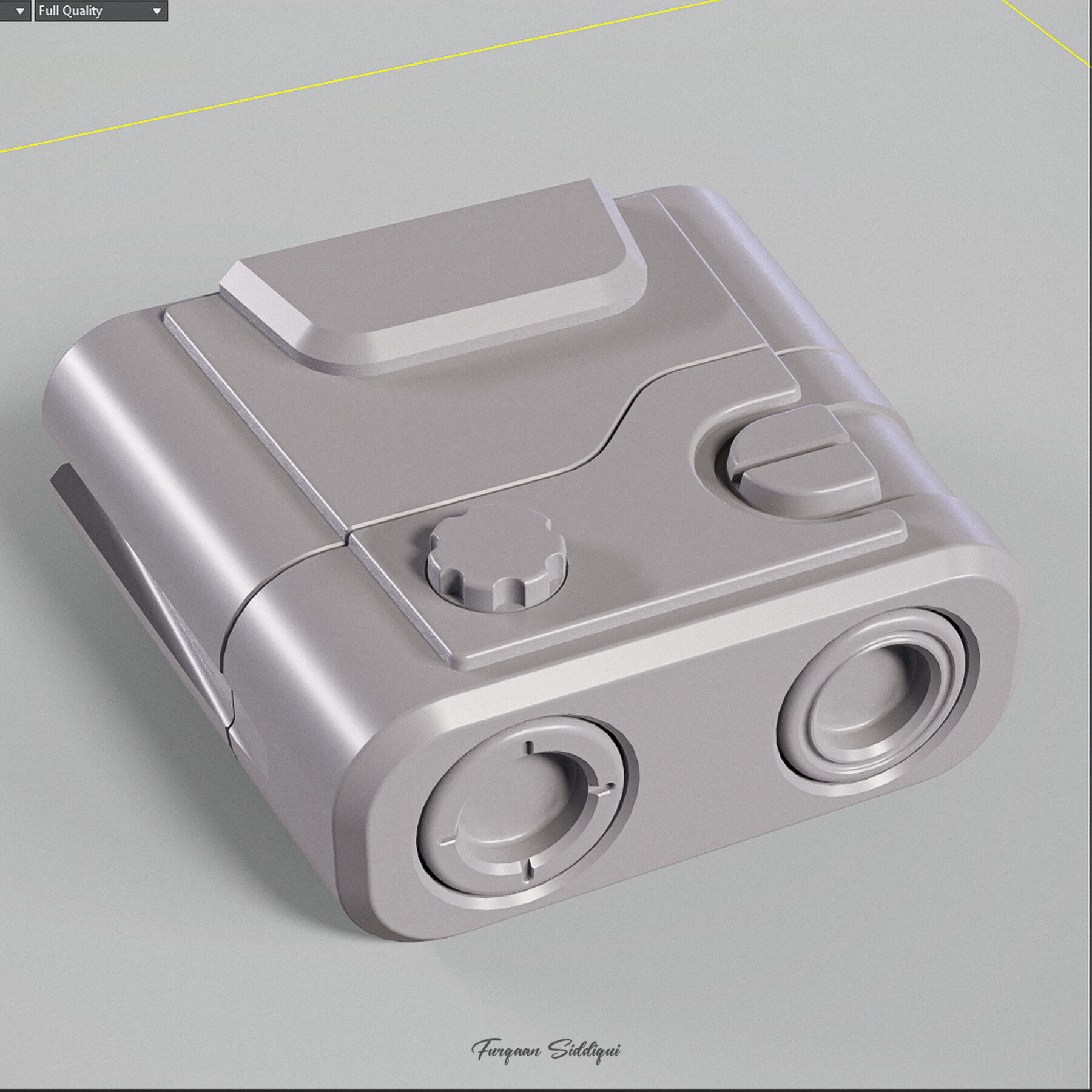 ArtStation - Sci-fi Realistic Binocular PBR | Game Assets