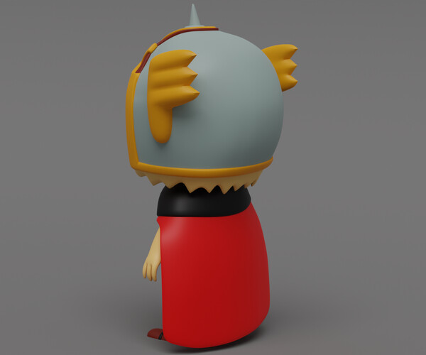 ArtStation - Cute Superhero Game Character NPC Figure | Game Assets
