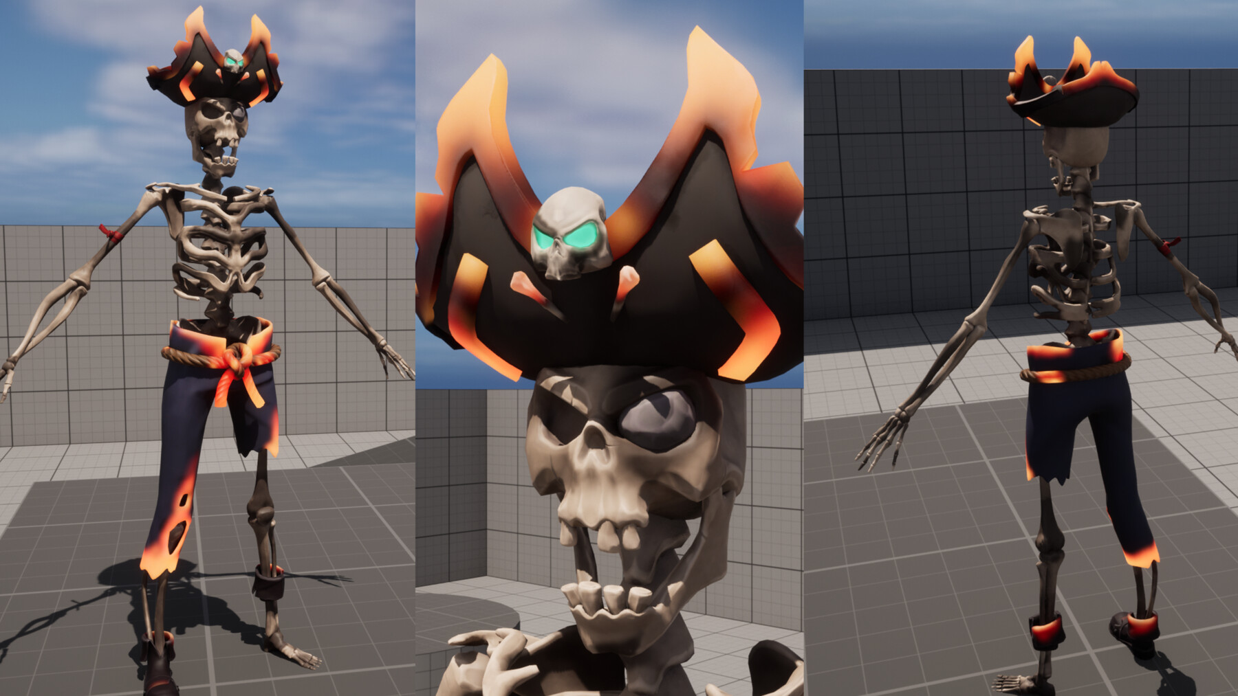 ArtStation - Stylized Capitan Skeleton | Game Assets