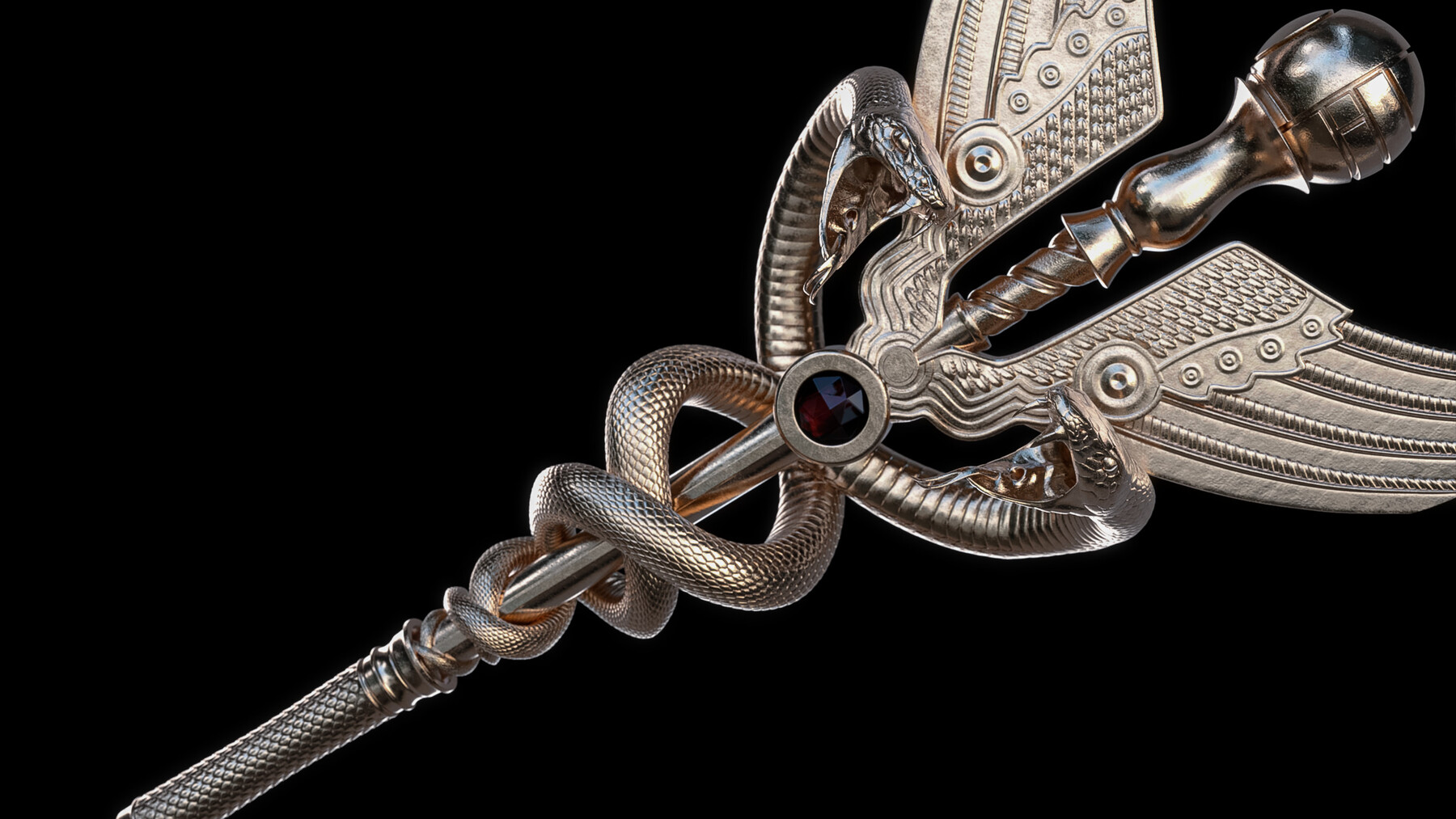 ArtStation - Caduceus - 3D Printing | Resources