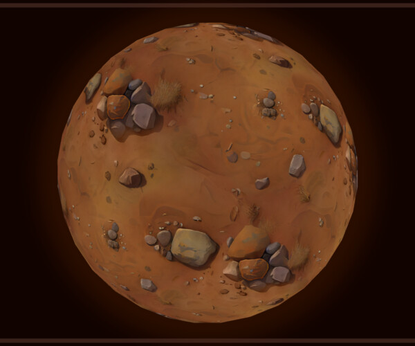 ArtStation - Ground: Earth and Rocks -- 20 TEXTURES -- (Hand-painted ...