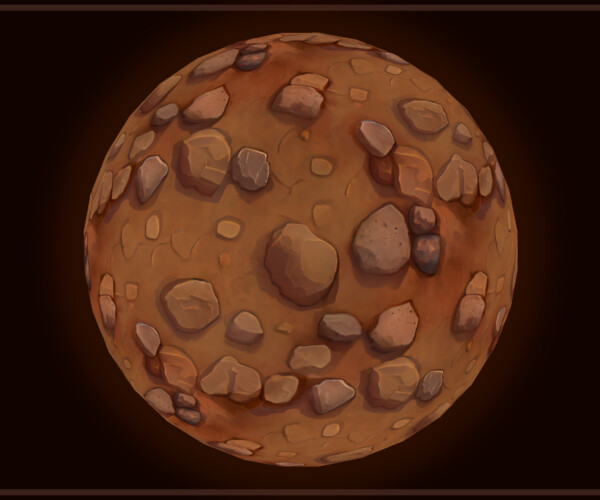 ArtStation - Ground: Earth and Rocks -- 20 TEXTURES -- (Hand-painted ...