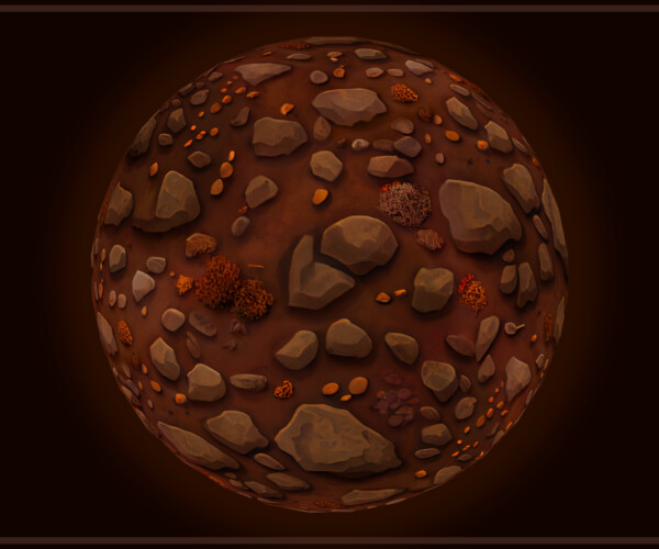 ArtStation - Ground: Earth and Rocks -- 20 TEXTURES -- (Hand-painted ...