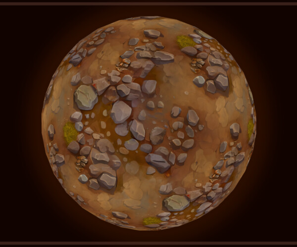 ArtStation - Ground: Earth and Rocks -- 20 TEXTURES -- (Hand-painted ...