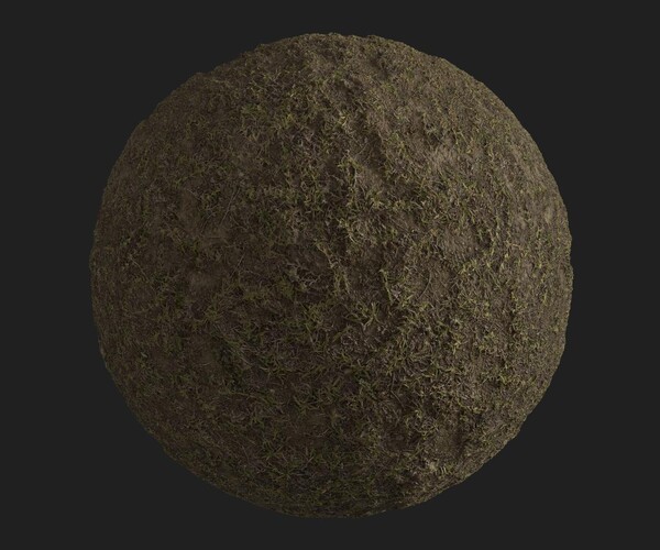 ArtStation - Grass Patches On Dirt Ground | Resources